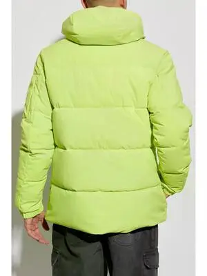 SAVE THE DUCK Hooded Padded Jacket - Yellow