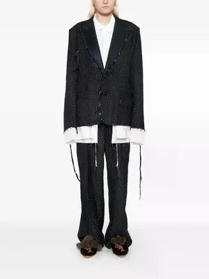 MIDORIKAWA Raw Edge Blazer