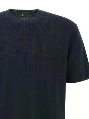 FILIPPO DE LAURENTIIS Crew-neck Ribbed T-shirt