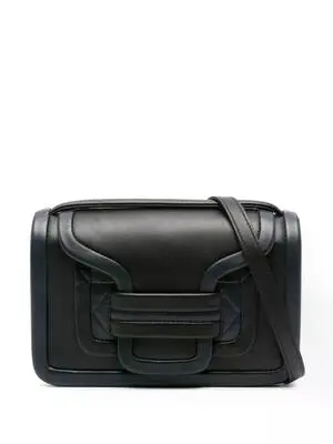 Pierre Hardy Alpha Leather Crossbody Bag - Black