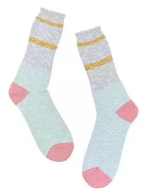 BRAIN DEAD Ribbed Socks - Blue