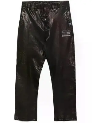Mihara Yasuhiro Black Wash Pants For Men