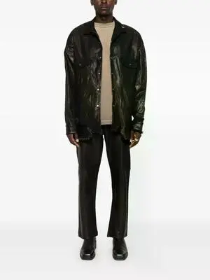 Mihara Yasuhiro Leather Trousers