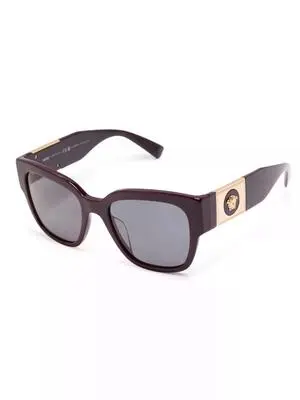 Versace Square-frame Sunglasses - Red