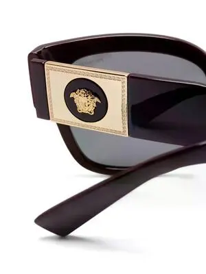Versace Square-frame Sunglasses - Red