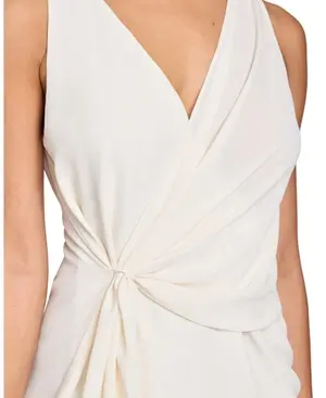 Santorelli Danna Sleeveless Wrap Top