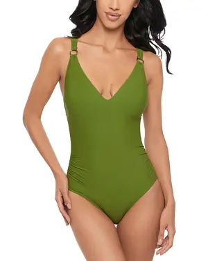 Magicsuit Solid Dakota One Piece Swimsuit - Basil