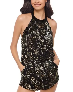 Magicsuit Balinese Piper One Piece Romper Swimsuit - Black/multi