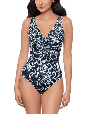 Miraclesuit Adorn Bella One-piece Swimsuit - Black/white