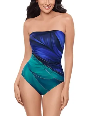 Miraclesuit Maldiva Avanti One Piece Swimsuit - Blue Multi