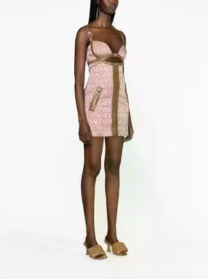 Versace Logo Jacquard Minidress