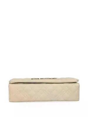 Moschino Leather Cross Body Bag - Neutrals