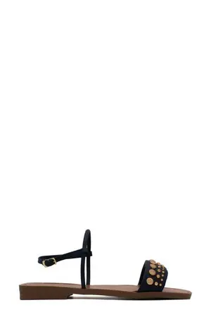 BOTTERO Studded Square-toe Sandal - Marinho
