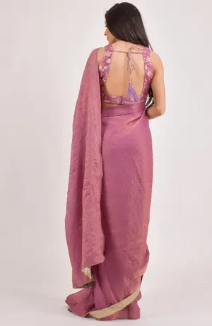 RAAS Rhosyn Brocade Shimmer Saree