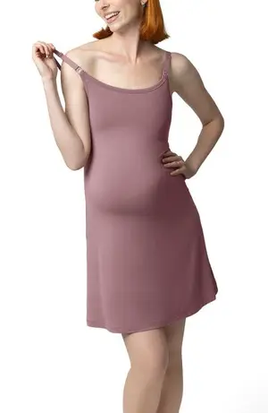 KINDRED BRAVELY Stella Hands-free Pumping & Nursing Nightgown - Twilight