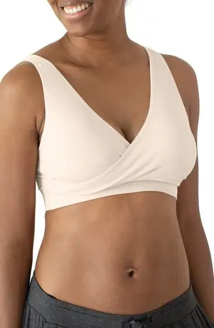 KINDRED BRAVELY Sublime Adjustable Crossover Nursing/lounge Bra - Stone Grey