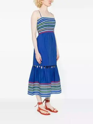 Farm Rio Striped Maxi Dress
