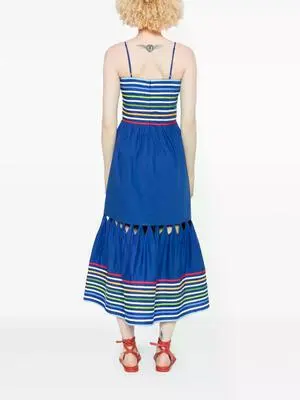 Farm Rio Striped Maxi Dress
