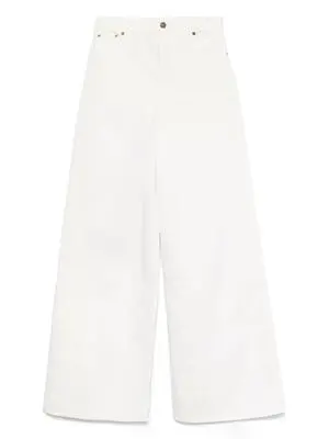 Chloé Wide Leg Cotton Pants
