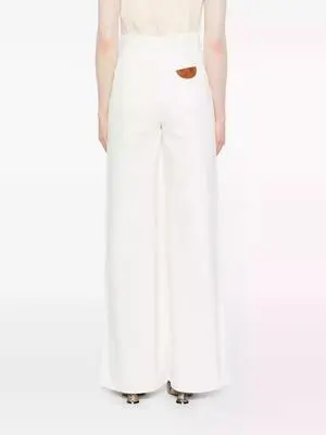 Chloé Wide Leg Cotton Pants