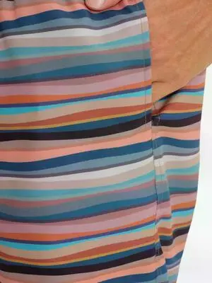AMIR SLAMA Striped Swim Shorts