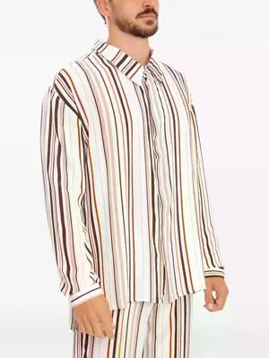 AMIR SLAMA Stripe-patterned Long-sleeve Shirt