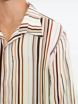 AMIR SLAMA Stripe-patterned Long-sleeve Shirt