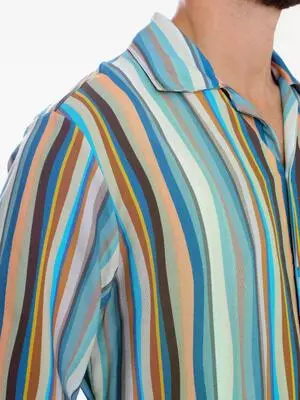 AMIR SLAMA Striped Short-sleeve Shirt