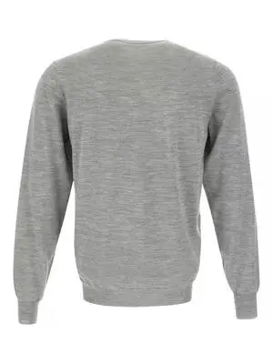 FILIPPO DE LAURENTIIS Merino Wool Crew Neck Sweater - Grey