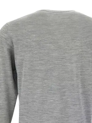 FILIPPO DE LAURENTIIS Merino Wool Crew Neck Sweater - Grey