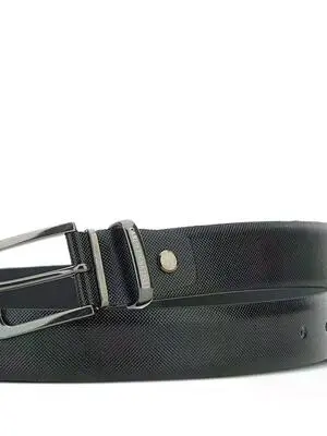 CARLO PIGNATELLI Leather Belt - Black