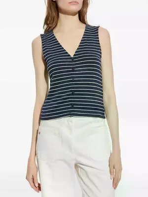 Rag & Bone Striped Button-up Top