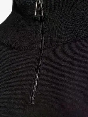 Paul Smith Zip-up Sweater - Black