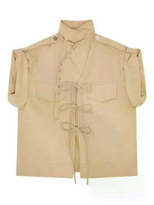 GANNI Tie-fastening Shirt
