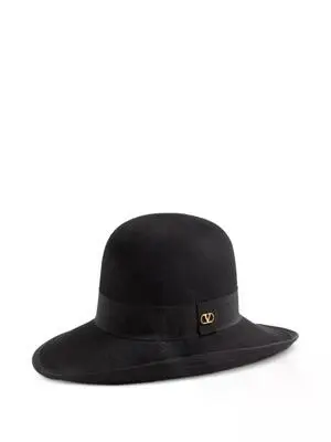 Valentino Garavani Vlogo Signature Lapin Fabric Hat