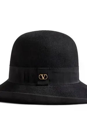 Valentino Garavani Vlogo Signature Lapin Fabric Hat