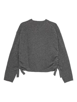 GANNI Ruched-detail Sweater