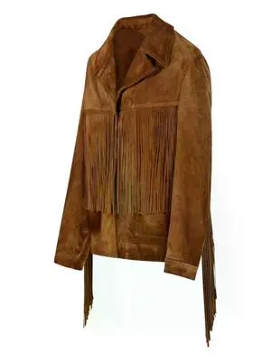 GOLDEN GOOSE Fringe Suede Jacket