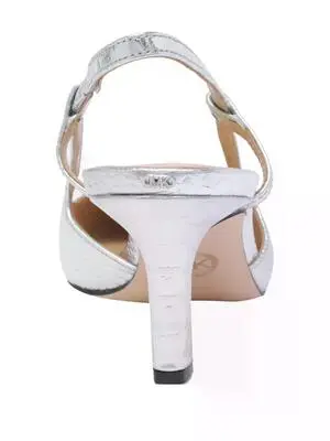 Michael Kors 60mm Leather Slingback Pumps