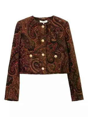 Chloé Paisley-printed Cropped Jacket