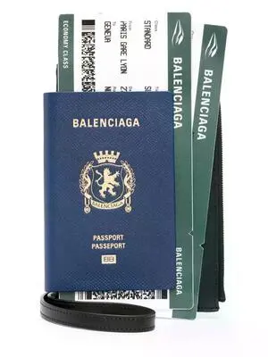 Balenciaga Passport Phone Case - Black