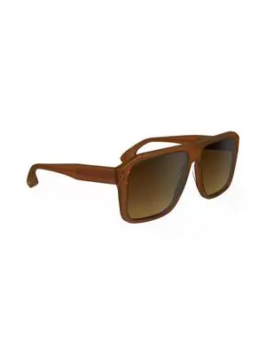 Victoria Beckham Pilot-frame Sunglasses - Brown