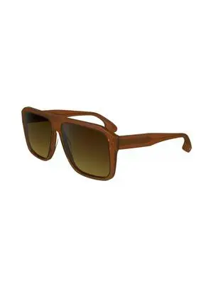 Victoria Beckham Pilot-frame Sunglasses - Brown