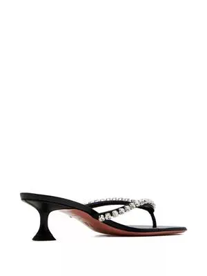 Amina Muaddi 45mm Rhinestone-embellished Sandals