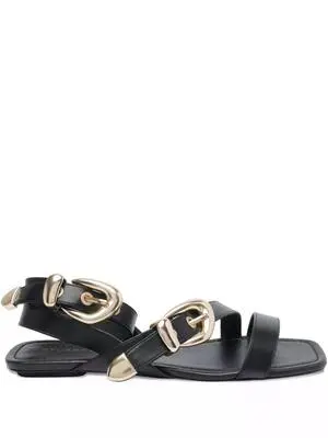 STUART WEITZMAN Leather Flat Sandals