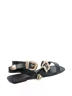 STUART WEITZMAN Leather Flat Sandals
