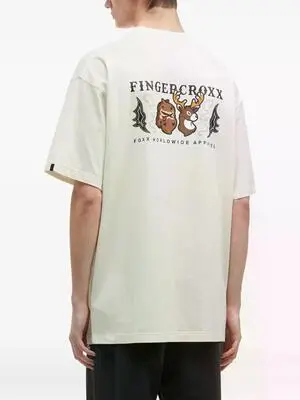 FINGERCROXX Short-sleeved Cotton T-shirt