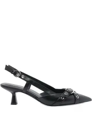 STUART WEITZMAN 50mm Leather Heeled Pumps