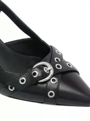 STUART WEITZMAN 50mm Leather Heeled Pumps