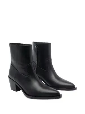 STUART WEITZMAN 65mm Leather Cowboy Boots